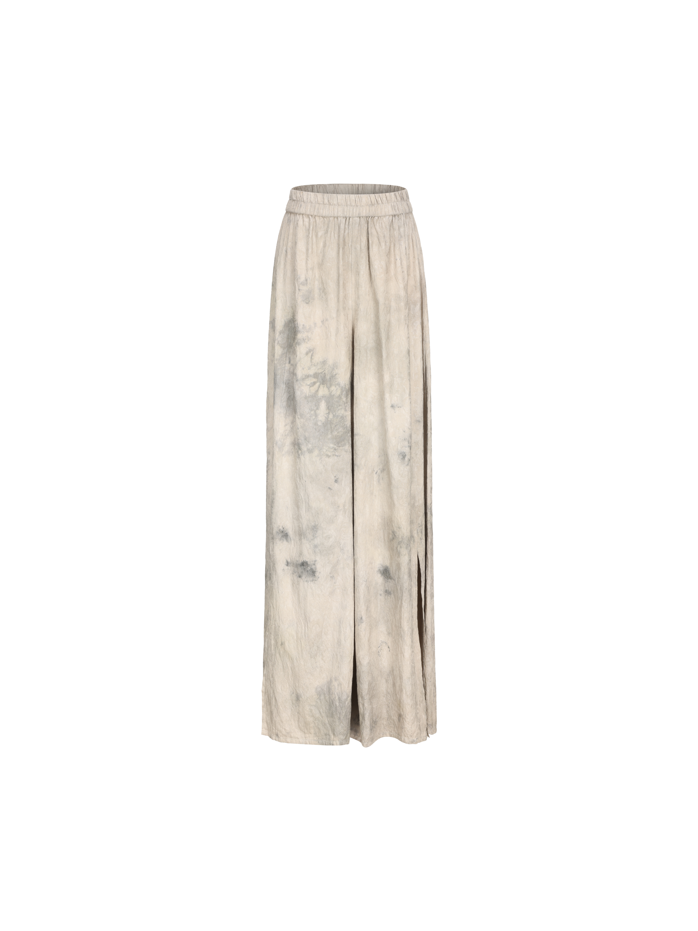 Plant Dyed Silk Slit Wide-Leg Pants – ELYWOOD