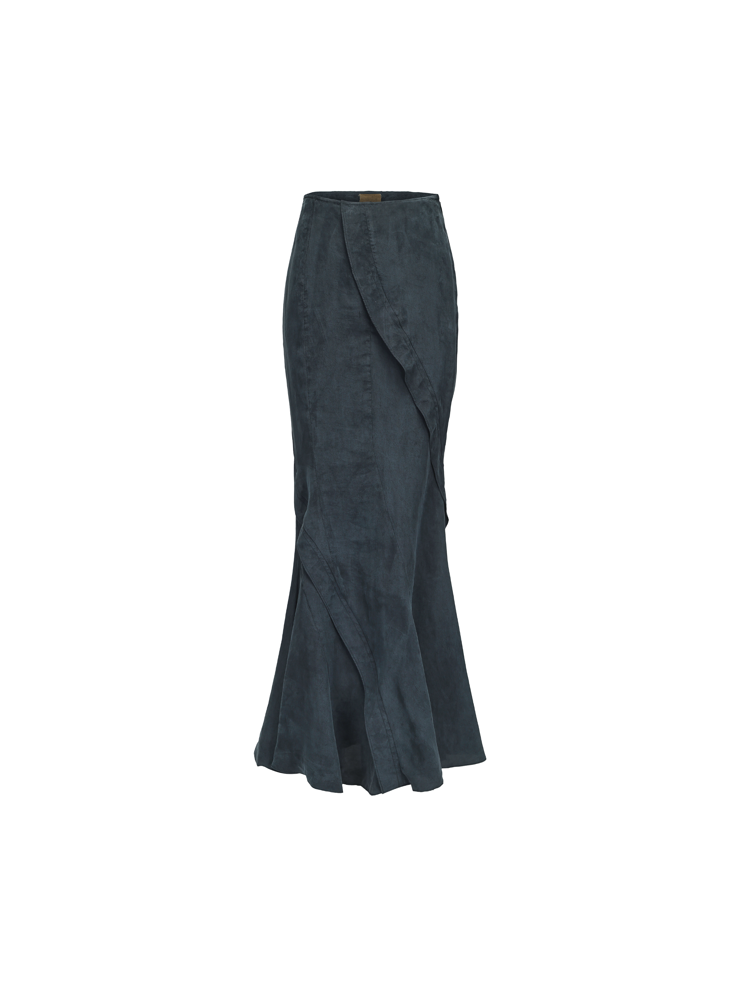 Blue Cupro Panel Mermaid Skirt – ELYWOOD